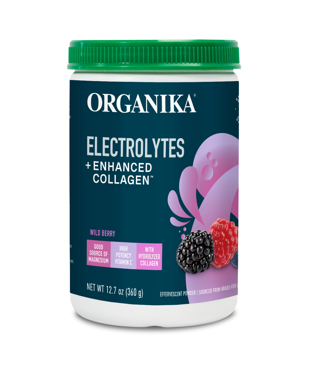 Electrolytes + Enhanced Collagen - Wild Berry – Organika USA